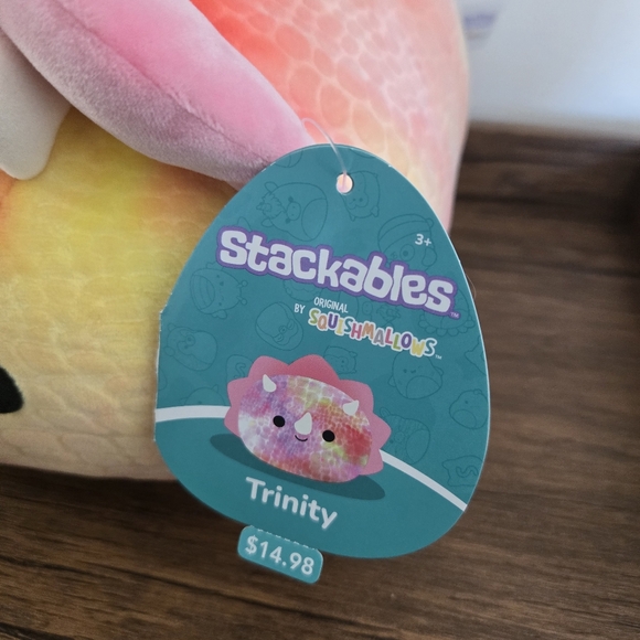 Squishmallows | Toys | Nwt Squishmallows Stackables 2 Trinity Tie Dye ...